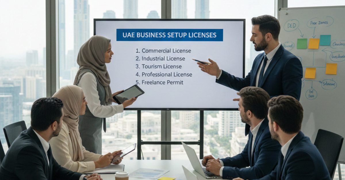 What licenses are required for business setup in UAE? - One Desk Solution